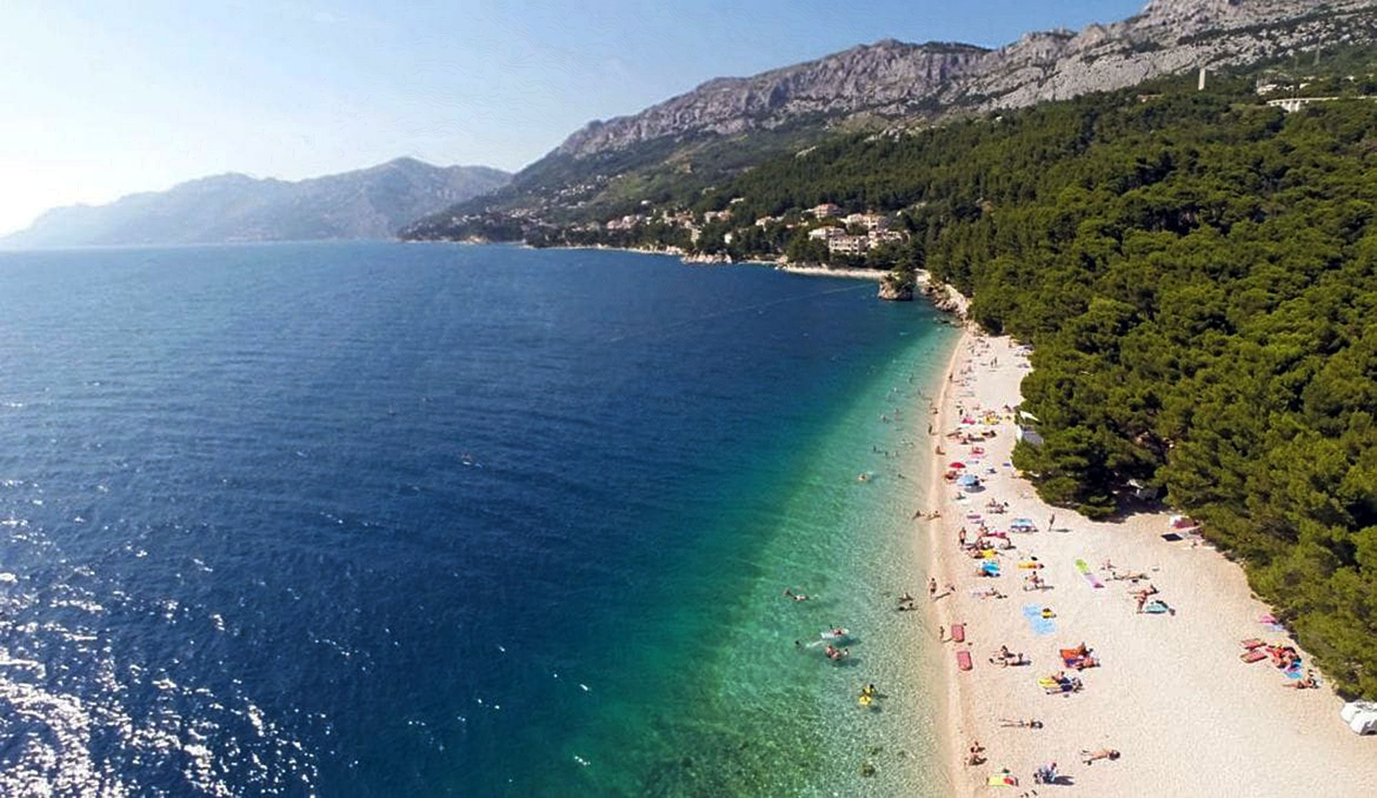 Plaja Punta rata din Brela cazare și apartamente din apropiere ...